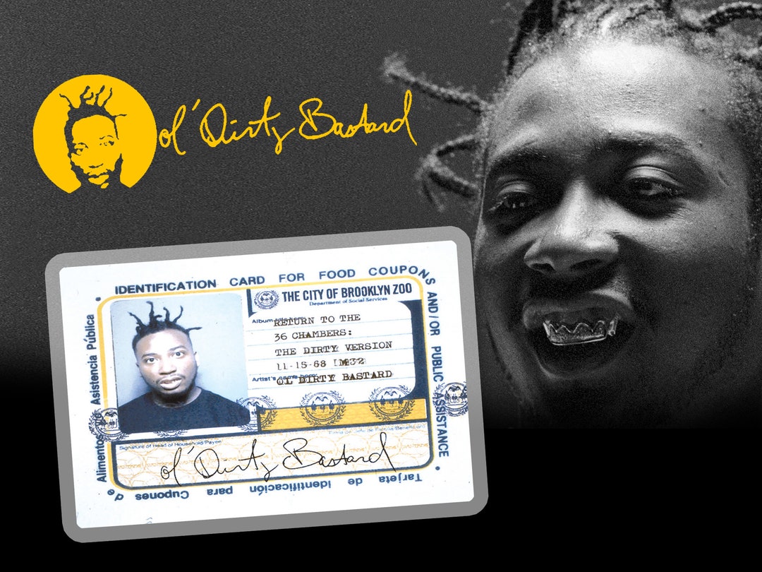 ODB ID Card Ol' Dirty Bastard ID Card Ol' Dirty Bastard Public ...