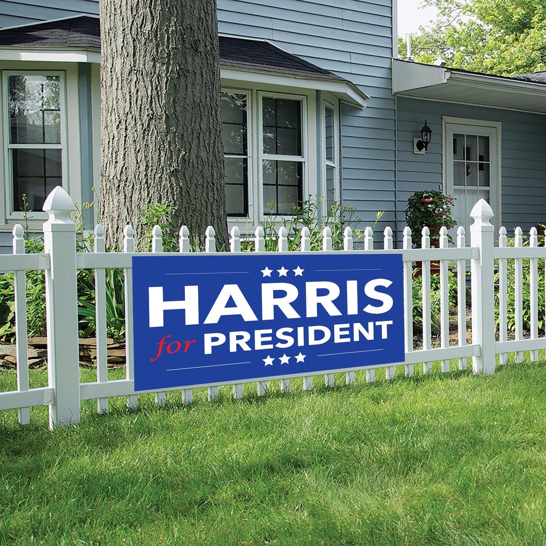 KAMALA HARRIS for President 2024 Outdoor Banner Made in USA Heavy Duty ...