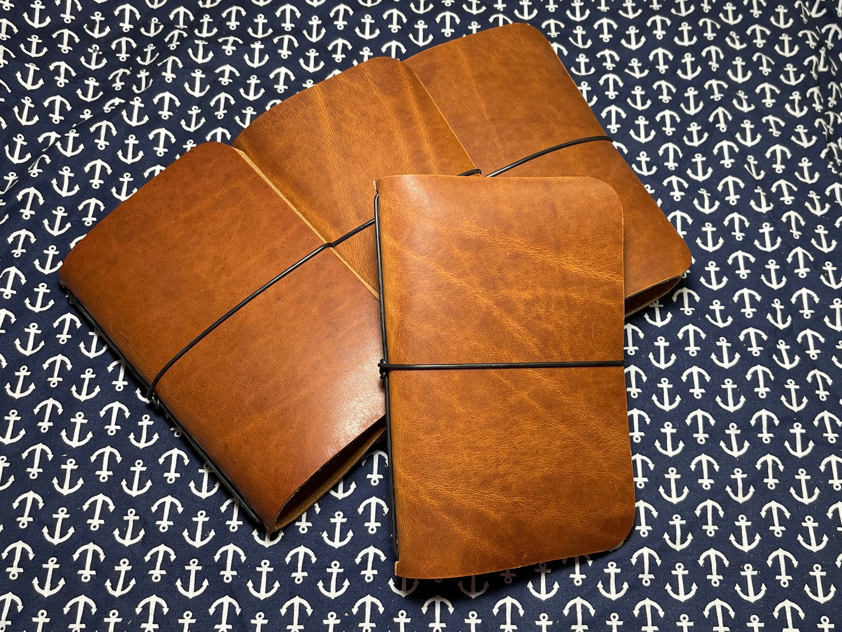 Horween English Tan Dublin Simple Notebook Cover - Etsy