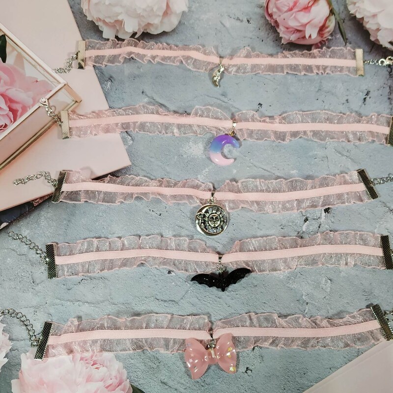 Pastel Goth Choker - Etsy