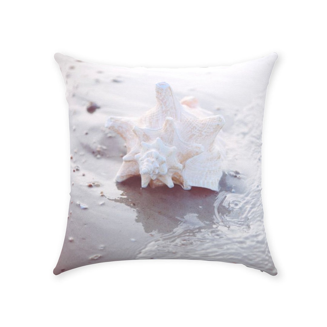 Conch Shell Throw Pillows - Etsy