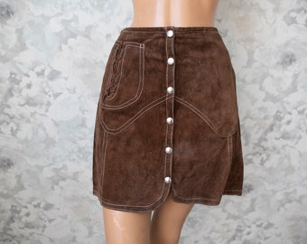 Jupe daim hippie | Etsy