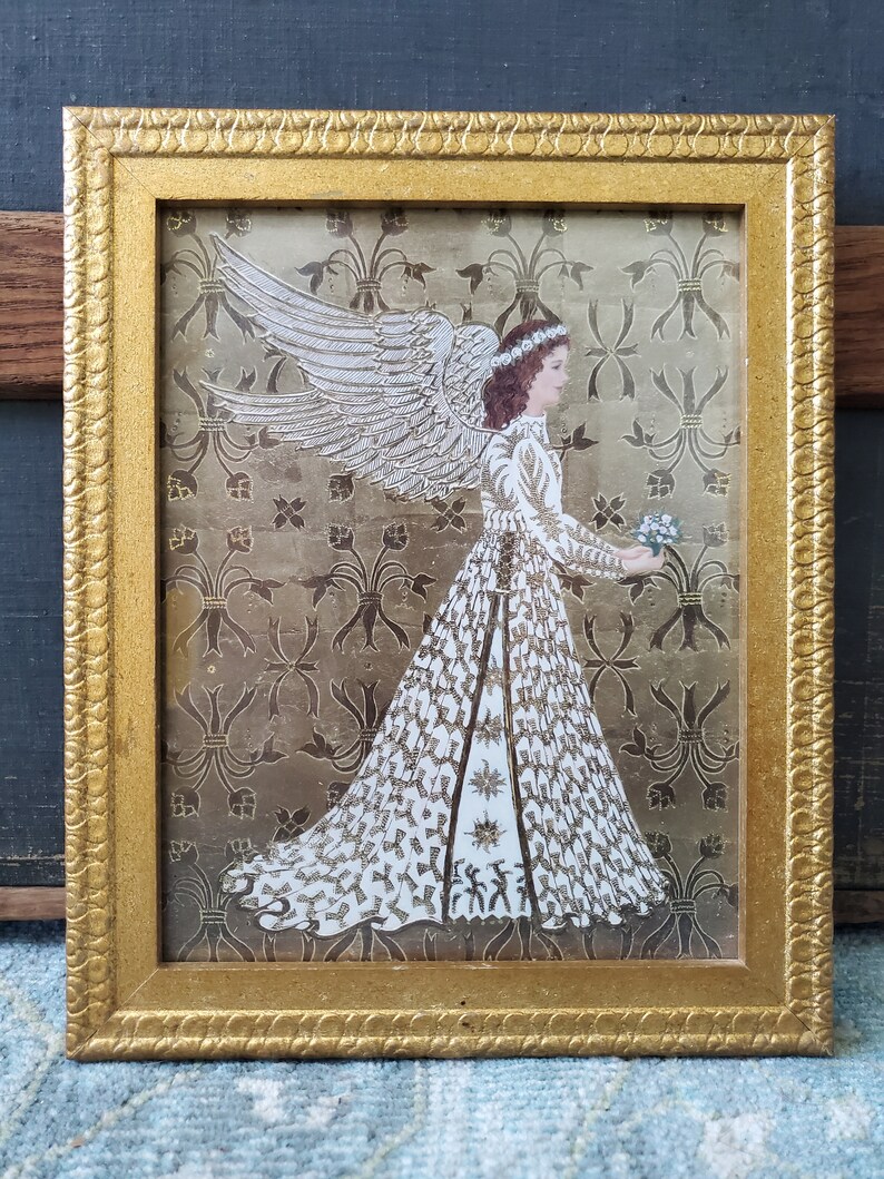 Framed Wall Art Print, Bombay Company Angel Prints, Kay Jackson ...