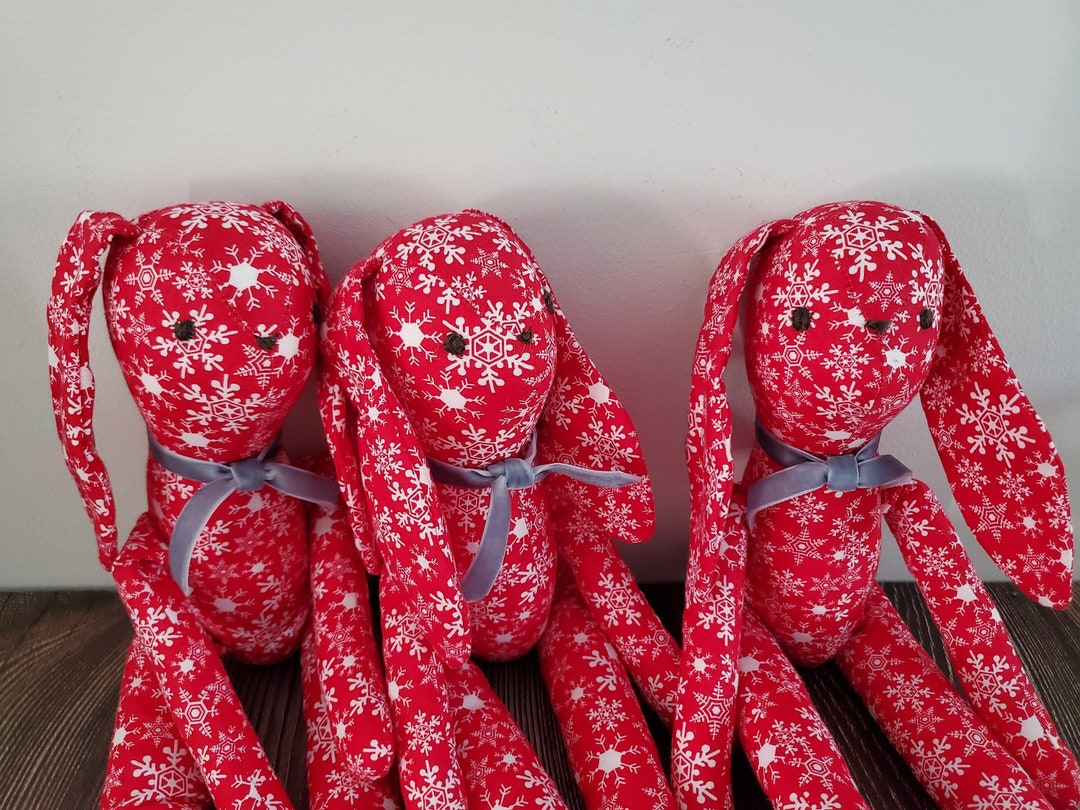 Handmade Stuffed Bunny, Cute Plush Toy - Etsy