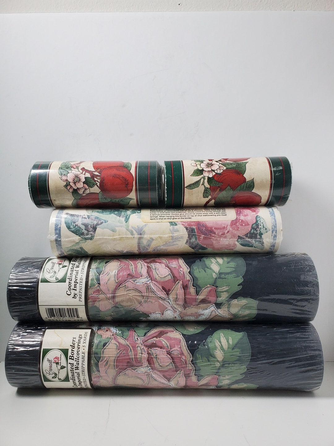 Vintage Decorative Wallpaper Border Roll, Floral Wallpaper Borders ...