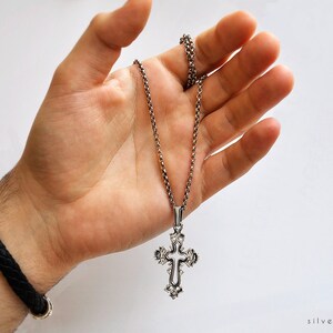 Dracula Cross in Sterling Silver, Dracula Silver Cross Of ...