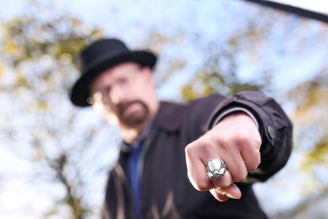 Hazmat Mask Ring Inspired by Breaking Bad Show, Walter White Ring ...