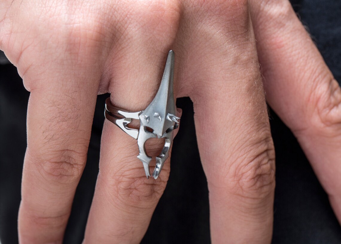 Witch King Ring Mask Fantasy Cosplay Ring | Etsy