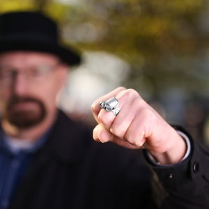 Hazmat Mask Ring Inspired by Breaking Bad Show, Walter White Ring ...