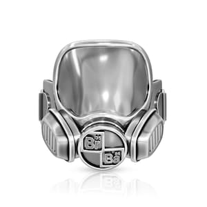 Hazmat Mask Ring Inspired by Breaking Bad Show, Walter White Ring ...