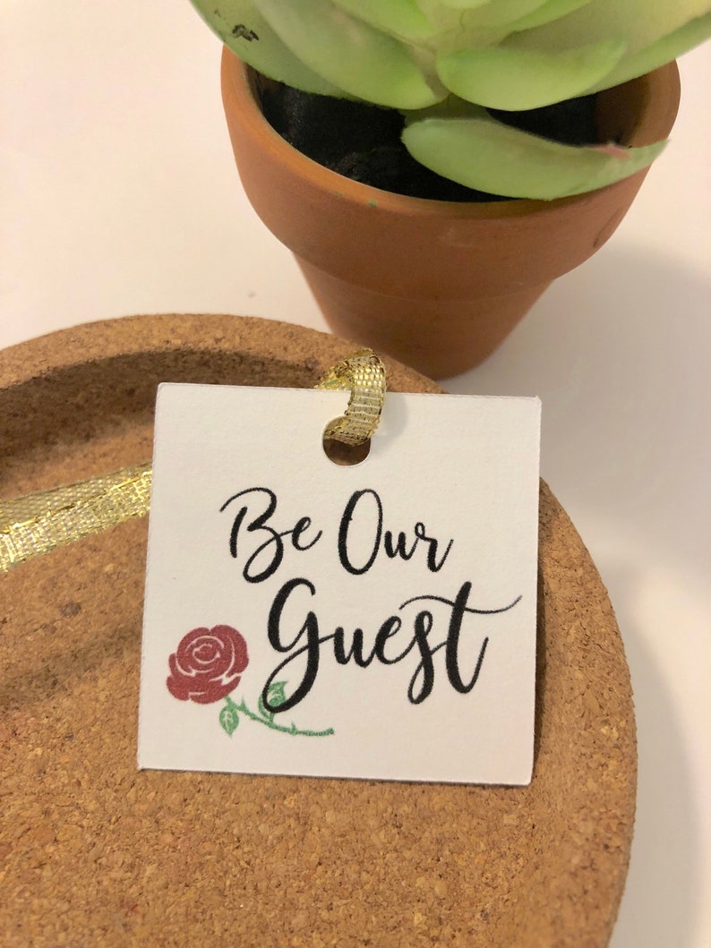 Being Our Guest Tags Be Our Guest Tags 1.5X1.5 Thank You for | Etsy