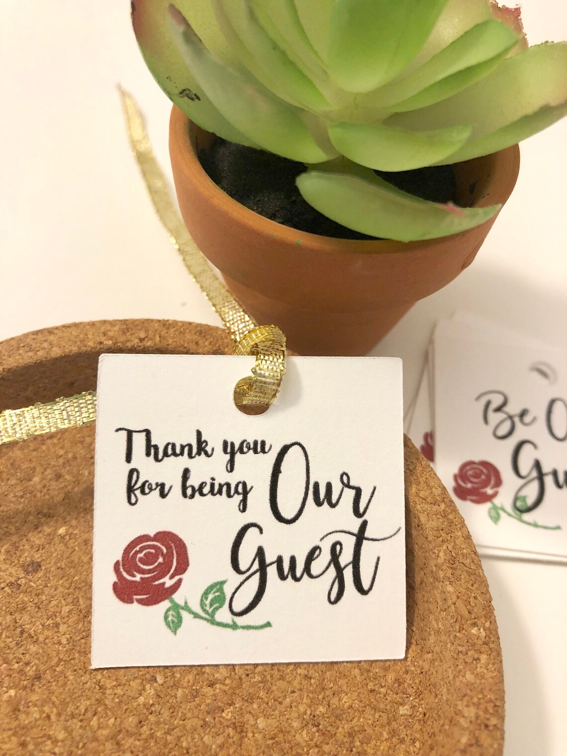 Being Our Guest Tags Be Our Guest Tags 1.5X1.5 Thank You for | Etsy