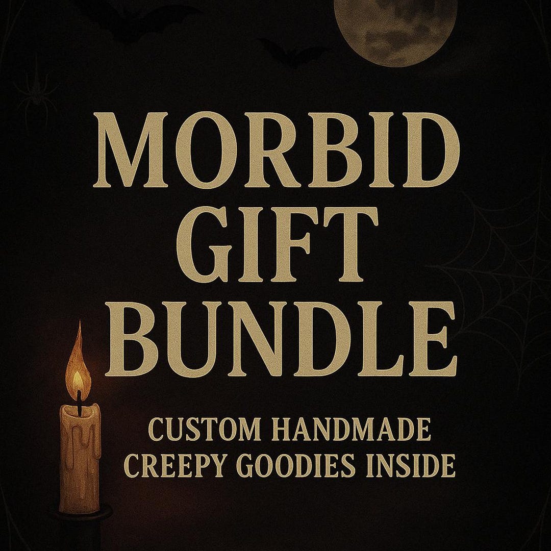 Morbid Gift Bundle, Handmade Spooky Decor & Gifts, Gothic, Horror, Witchy, True Crime, Halloween ...