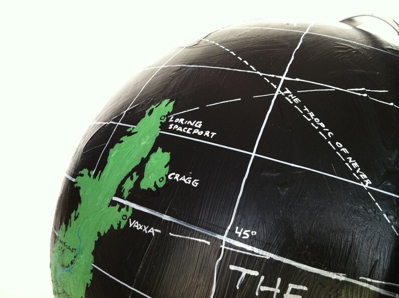 Handpainted Globe of Your Imaginary Land NTRGLCTC - Etsy