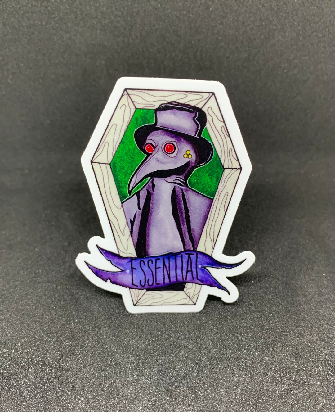 Plague Doctor Sticker/plague Sticker/horror Sticker/tarot Sticker/tarot ...