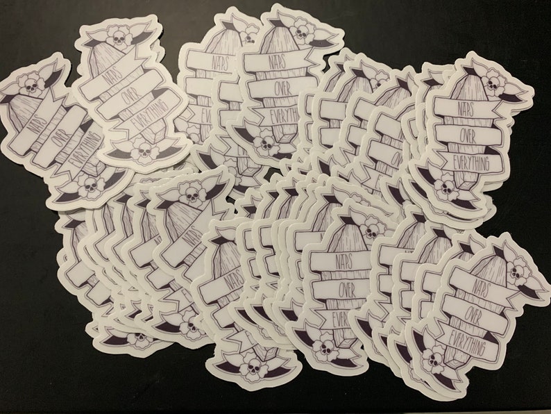 Naps over everything vinyl sticker/coffin sticker/nap | Etsy