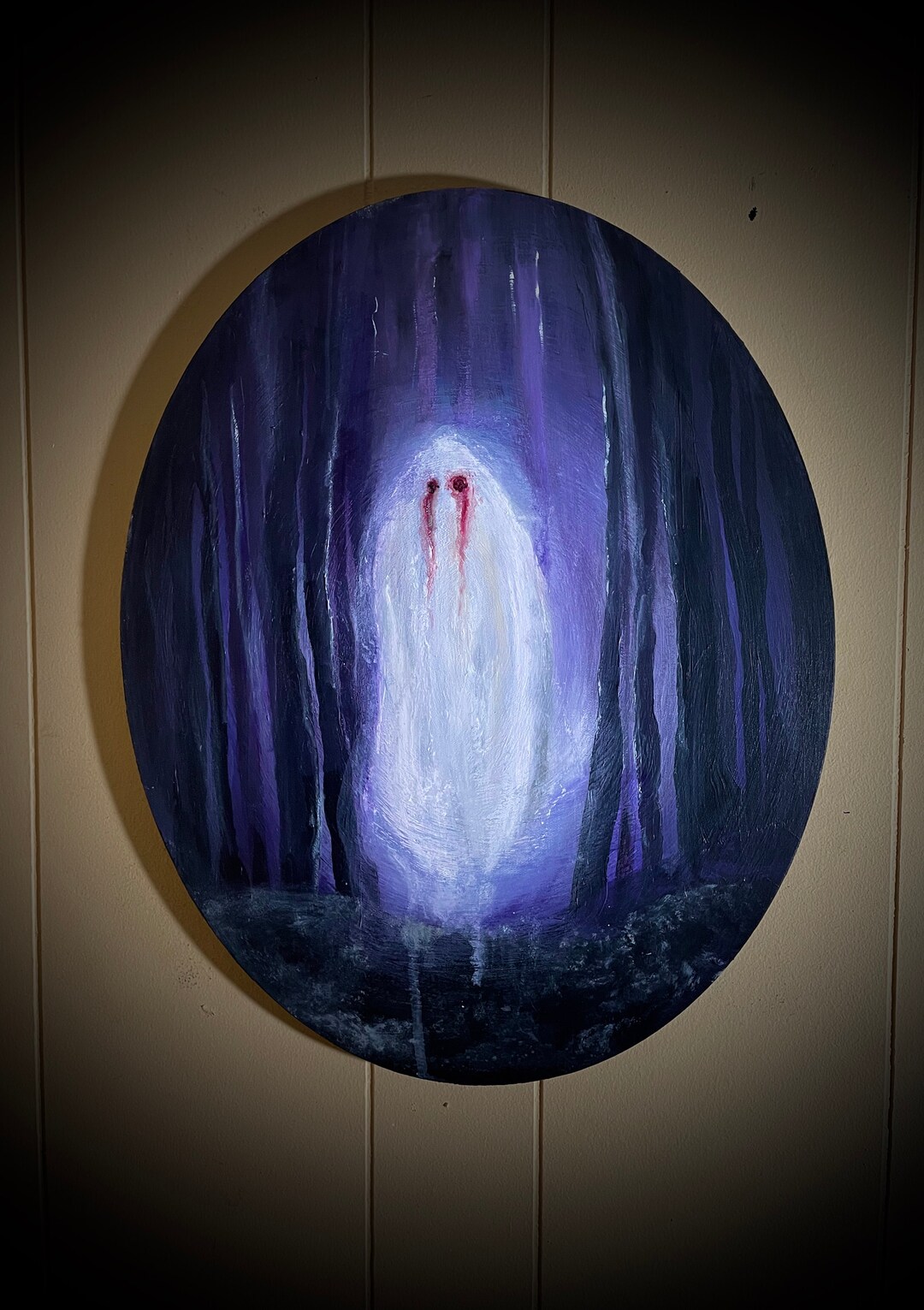 Wood Wraith Original Painting - Etsy