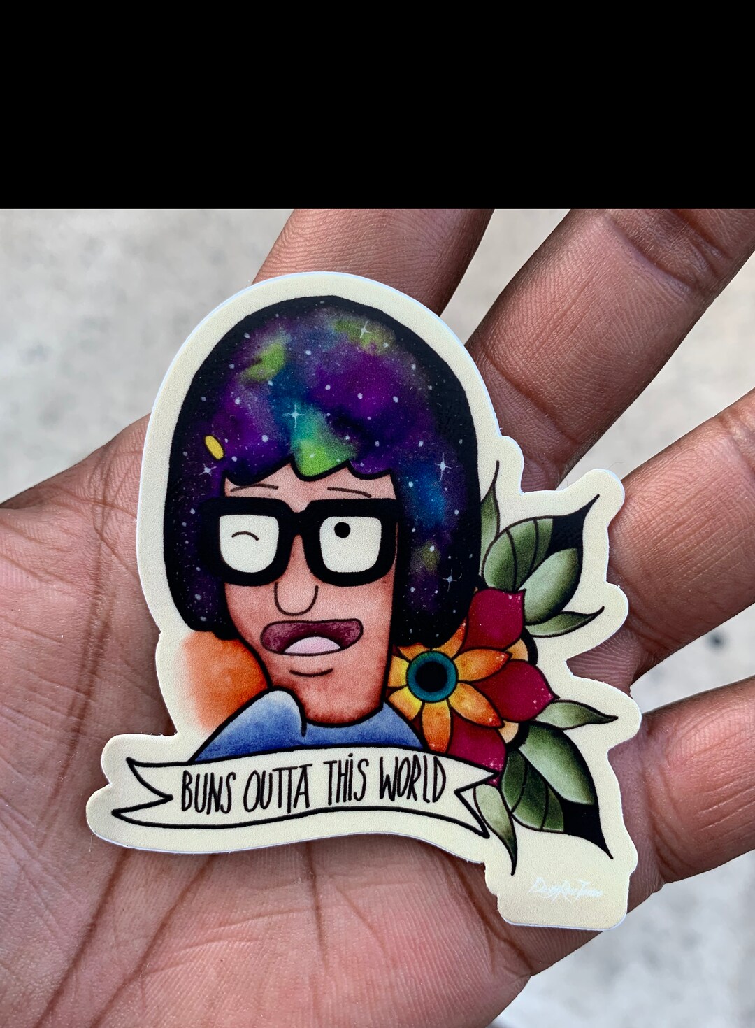 Tina Belcher Bobs Burgers Sticker Vinyl Sticker Adult Swim Etsy