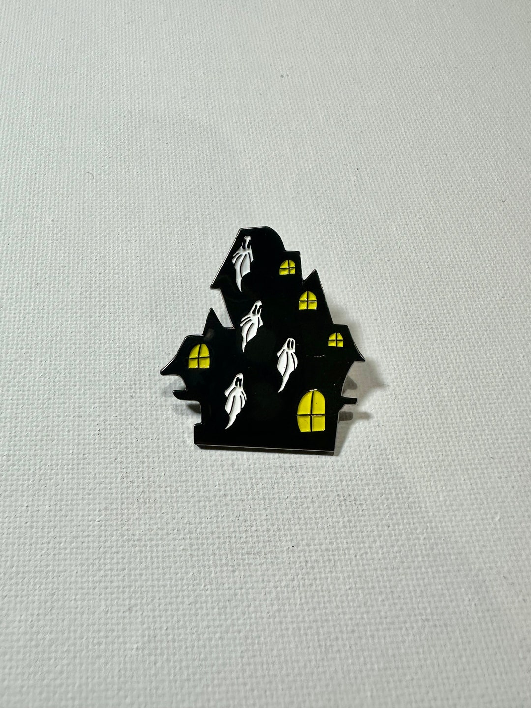 Haunted House Enamel Pin/haunted House Pin/ghost Pin/spooky Pin/enamel ...