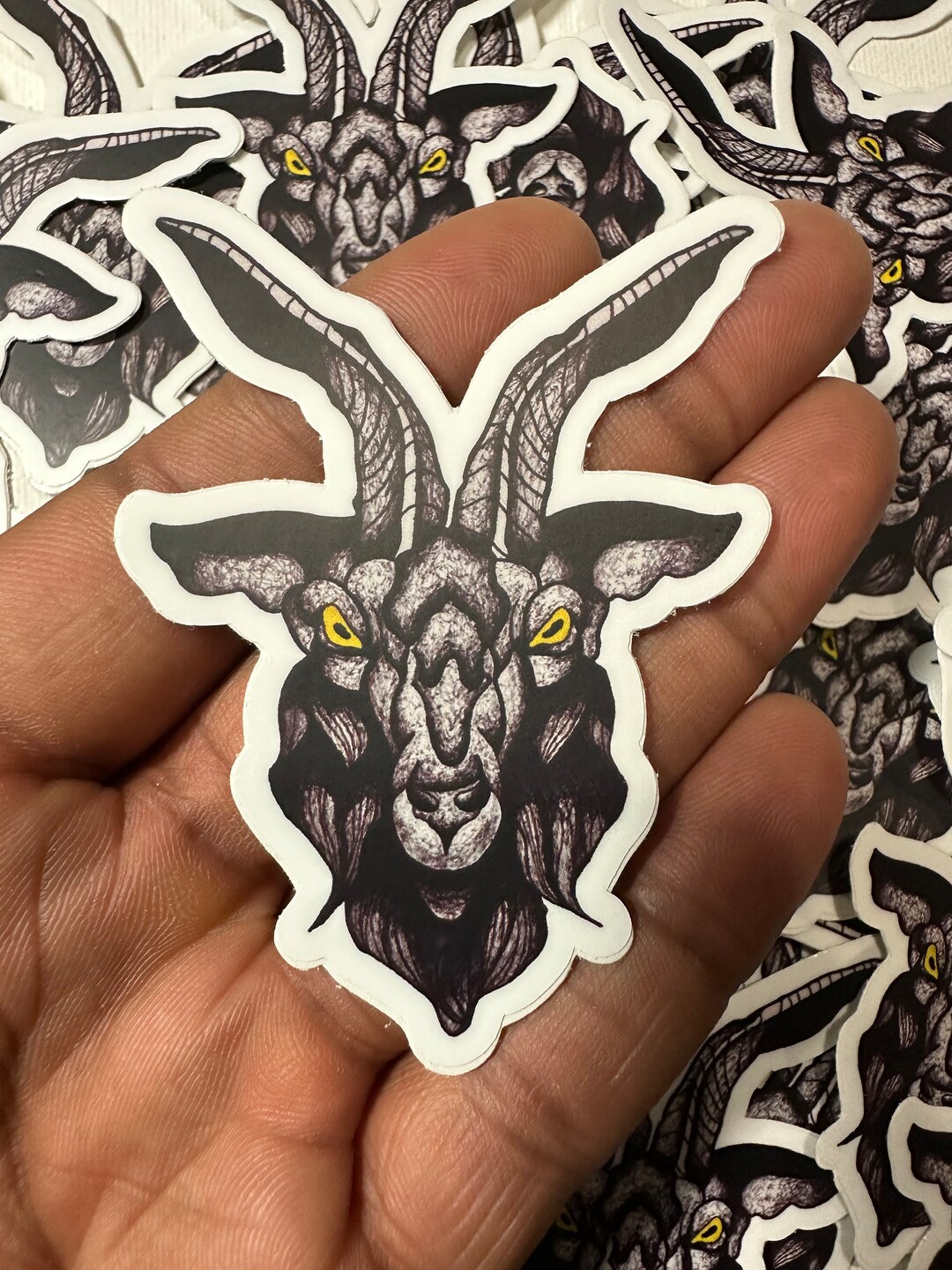Black Phillip Goat Sticker - Etsy