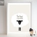 Sheep Nursery Print- Bible Verse Art- the Lord is My Shepherd Wall Art ...