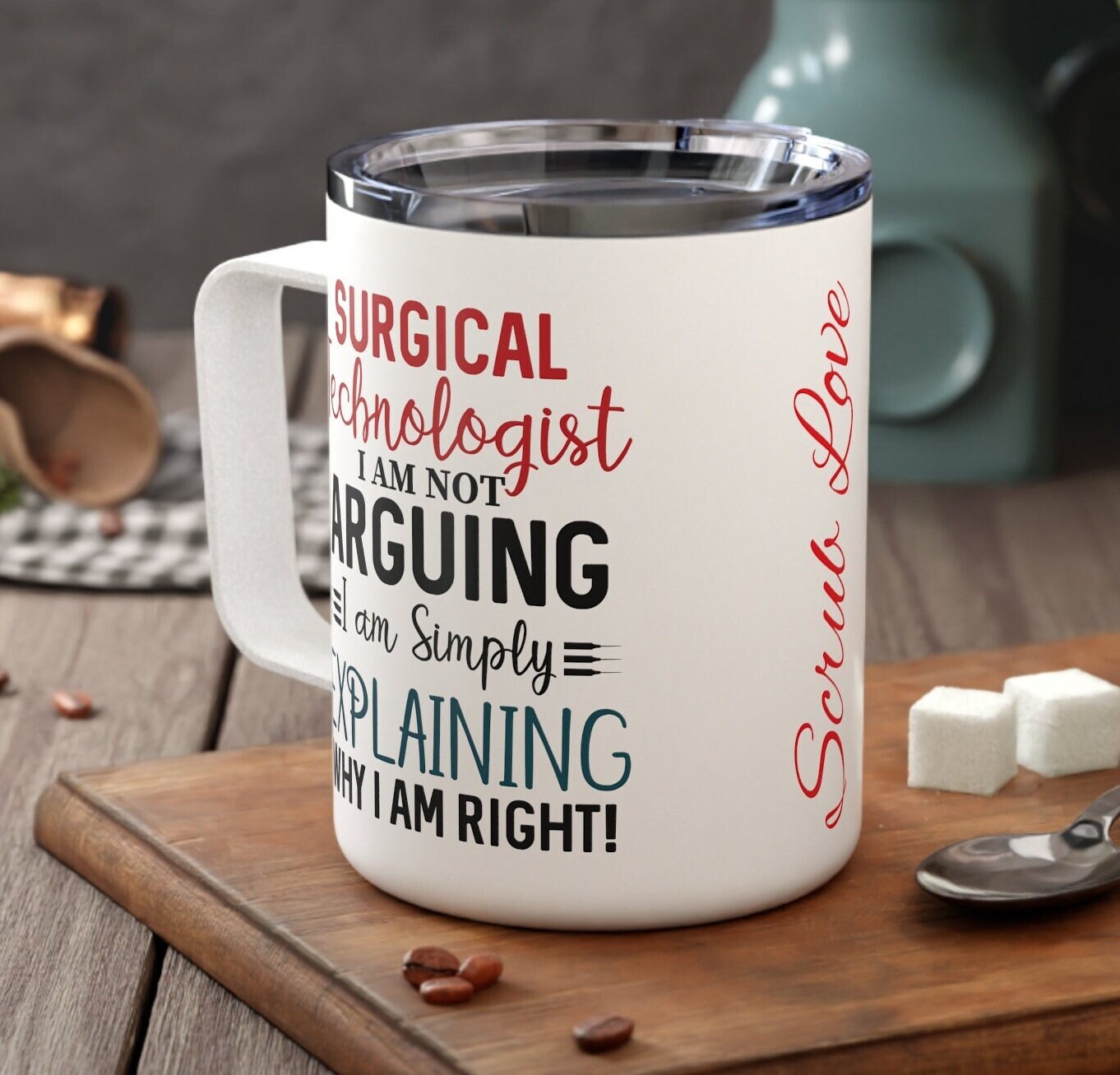 Surgical Sipper: Stainless Steel Insulated Travel Mug for On-the-go ...