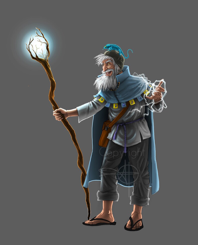 Custom RPG Character Full Body Illustration - Etsy