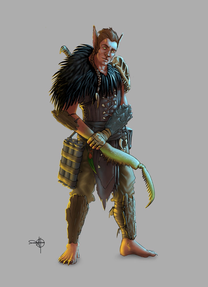 Custom RPG Character Full Body Illustration - Etsy