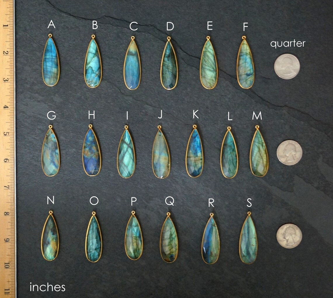 Gold Labradorite Necklace / Labradorite Necklace / Labradorite | Etsy