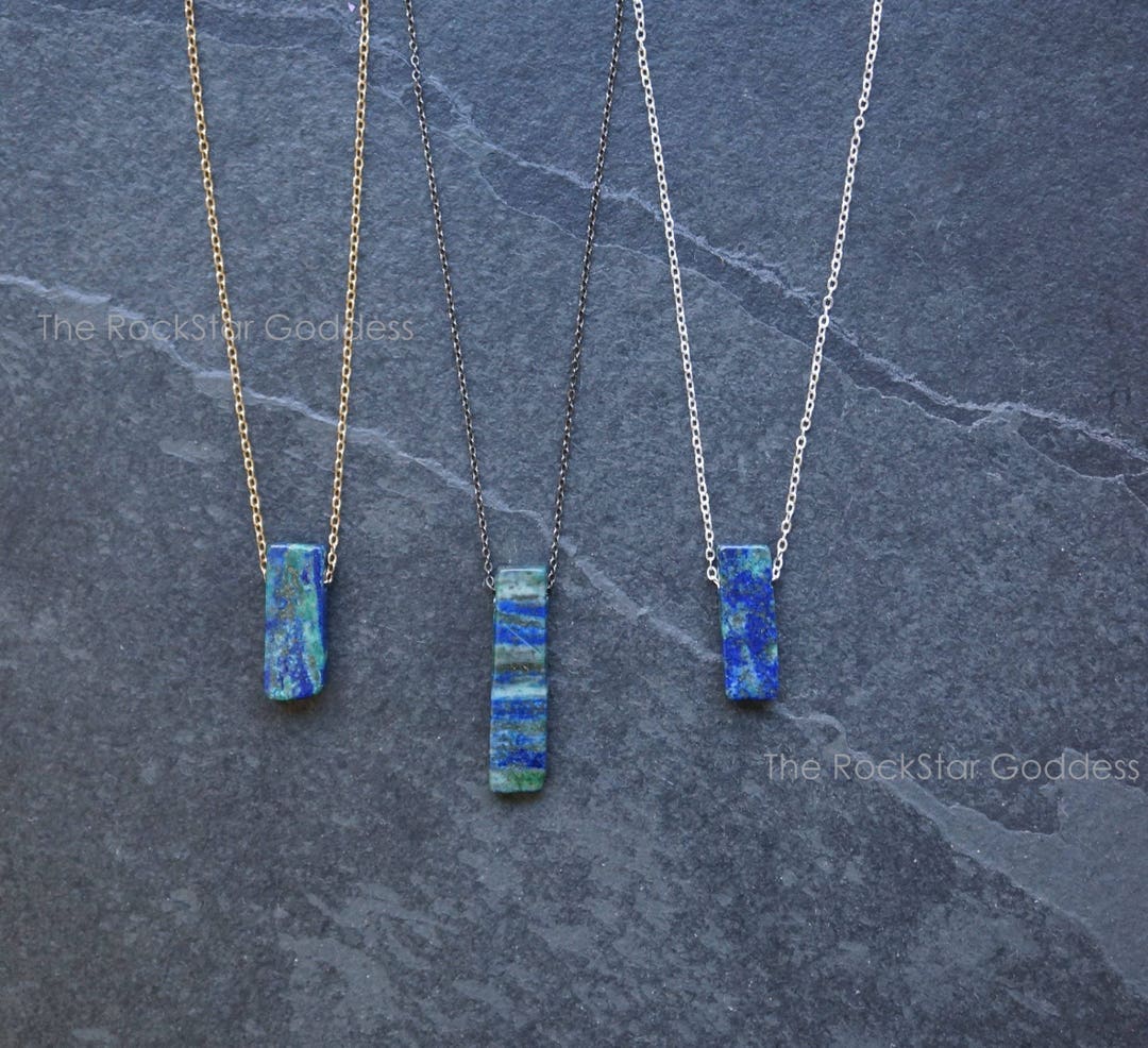 Chrysocolla Necklace, Chrysocolla Pendant, Chrysocolla, Gemstone ...