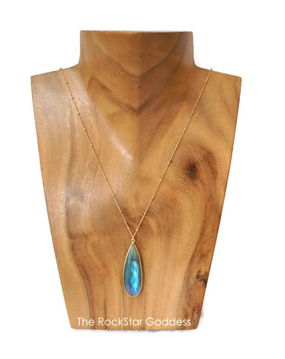 Gold Labradorite Necklace / Labradorite Pendant / Labradorite - Etsy