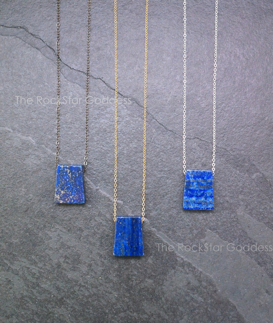 Lapis Lazuli Necklace, Lapis Pendant, Lapis Necklace, OOAK Jewelry ...
