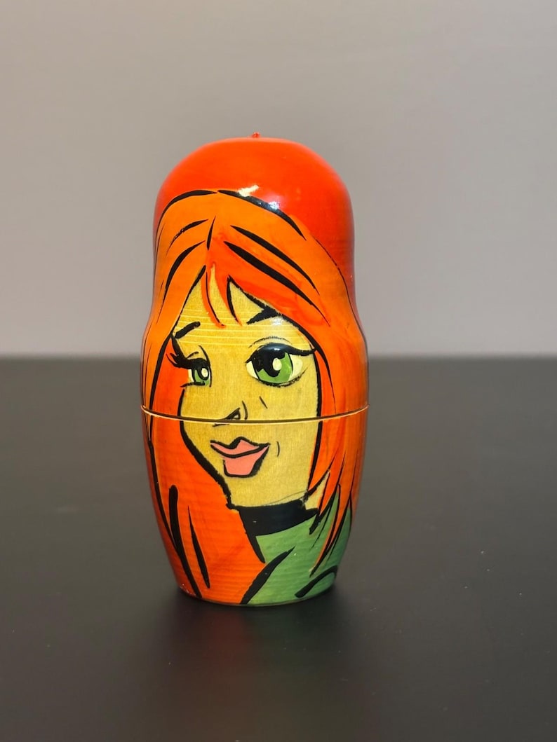 Vintage Marvel Spider-man Nesting Dolls – Hand-painted Wooden ...