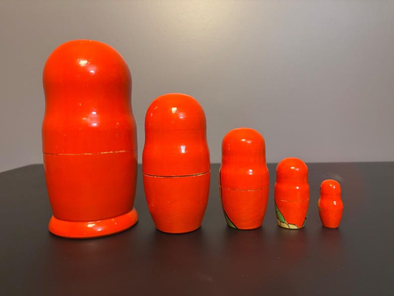 Vintage Marvel Spider-man Nesting Dolls – Hand-painted Wooden ...
