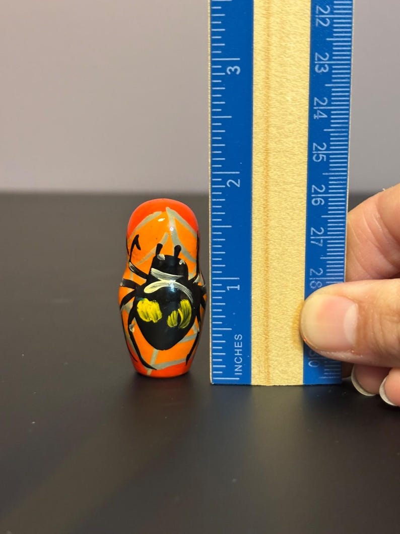 Vintage Marvel Spider-man Nesting Dolls – Hand-painted Wooden ...