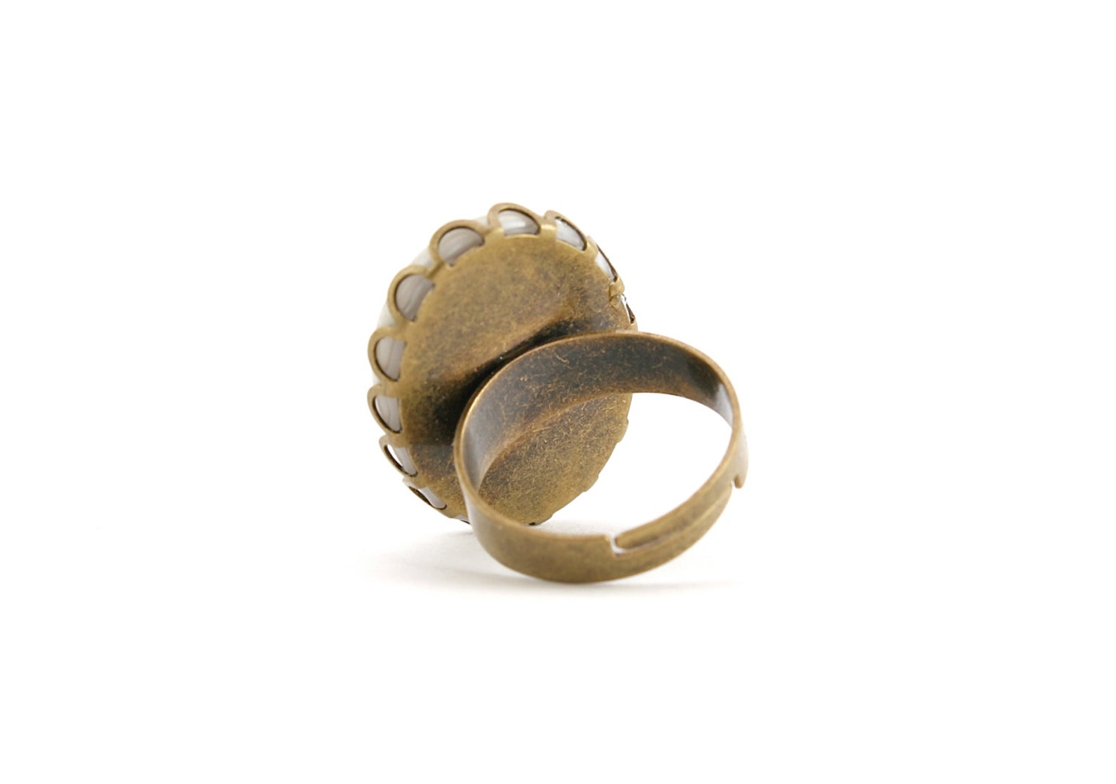 Vintage Boho Ring Botanical Garden Ring Tile Ring Flower | Etsy