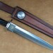 Long Dagger With Fluted Buffalo Horn Handle - Etsy