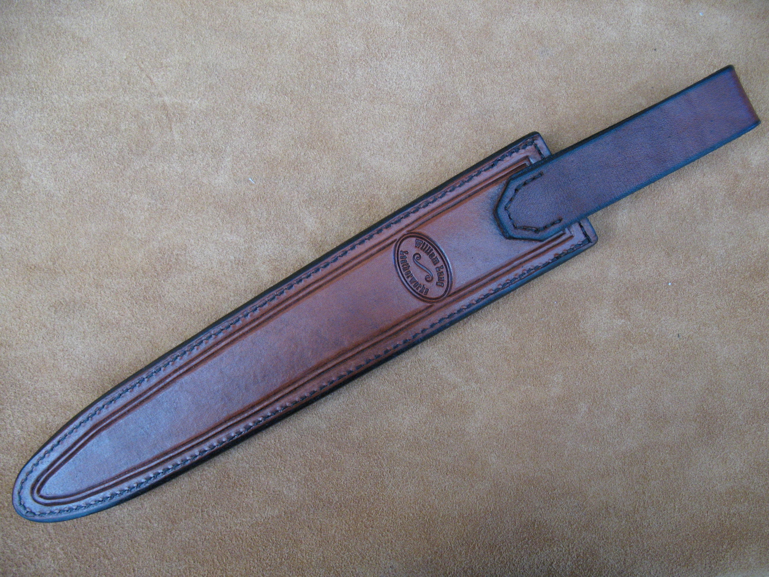 Long Dagger With Fluted Buffalo Horn Handle - Etsy