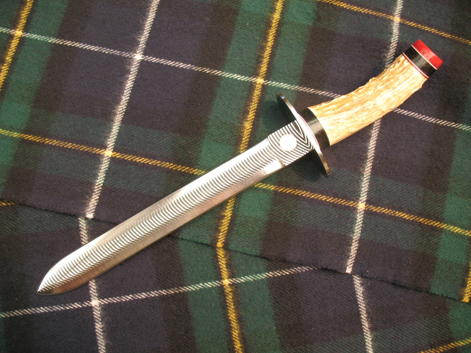 Celtic Antler Handle Long Dirk - Etsy