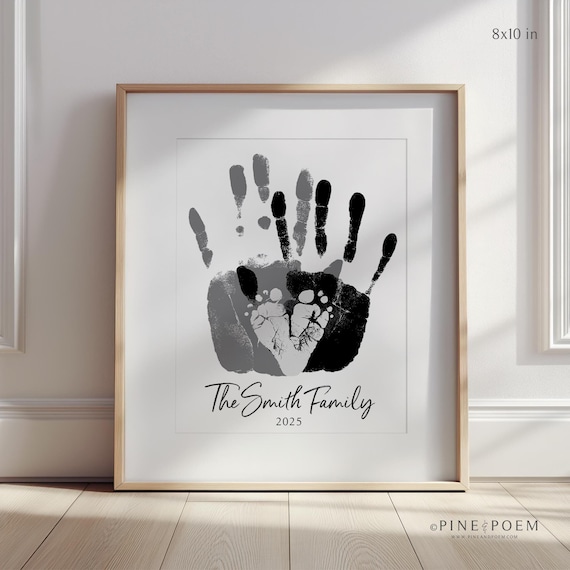 Family Footprint Art Baby Footprints Stock Illustrations – 2,941