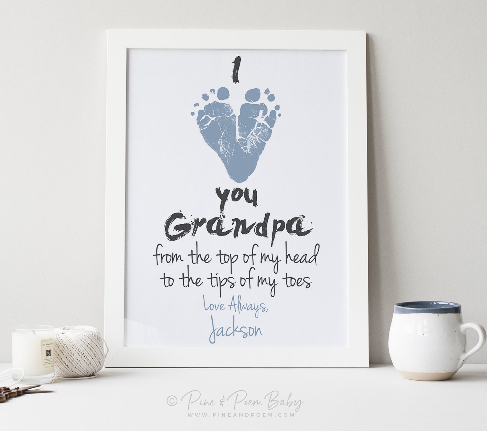 Gift for Grandpa Personalized Father's Day for | Etsy