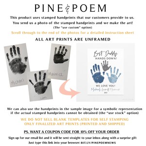 Personalized Valentine's Day Gift for Grandparents, Love Handprint Art ...