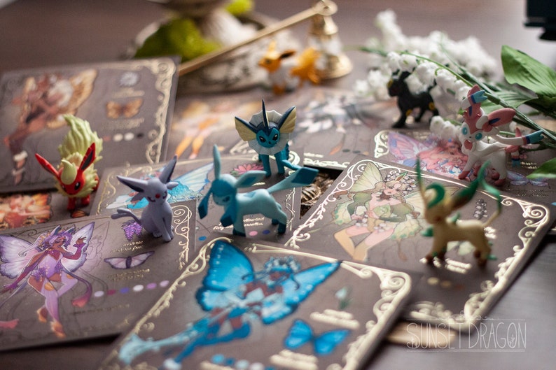Monster Fairies Gold Foil Postcard Set - Etsy