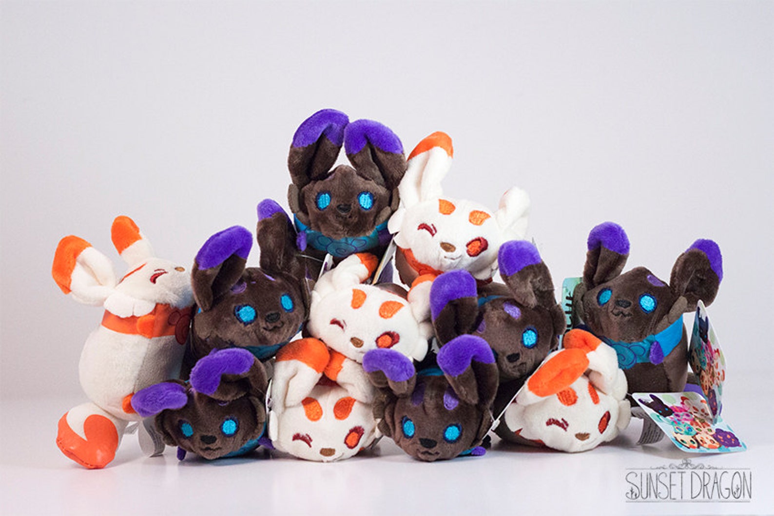 Mochi Plushes - Kitsune and Otsune - Etsy