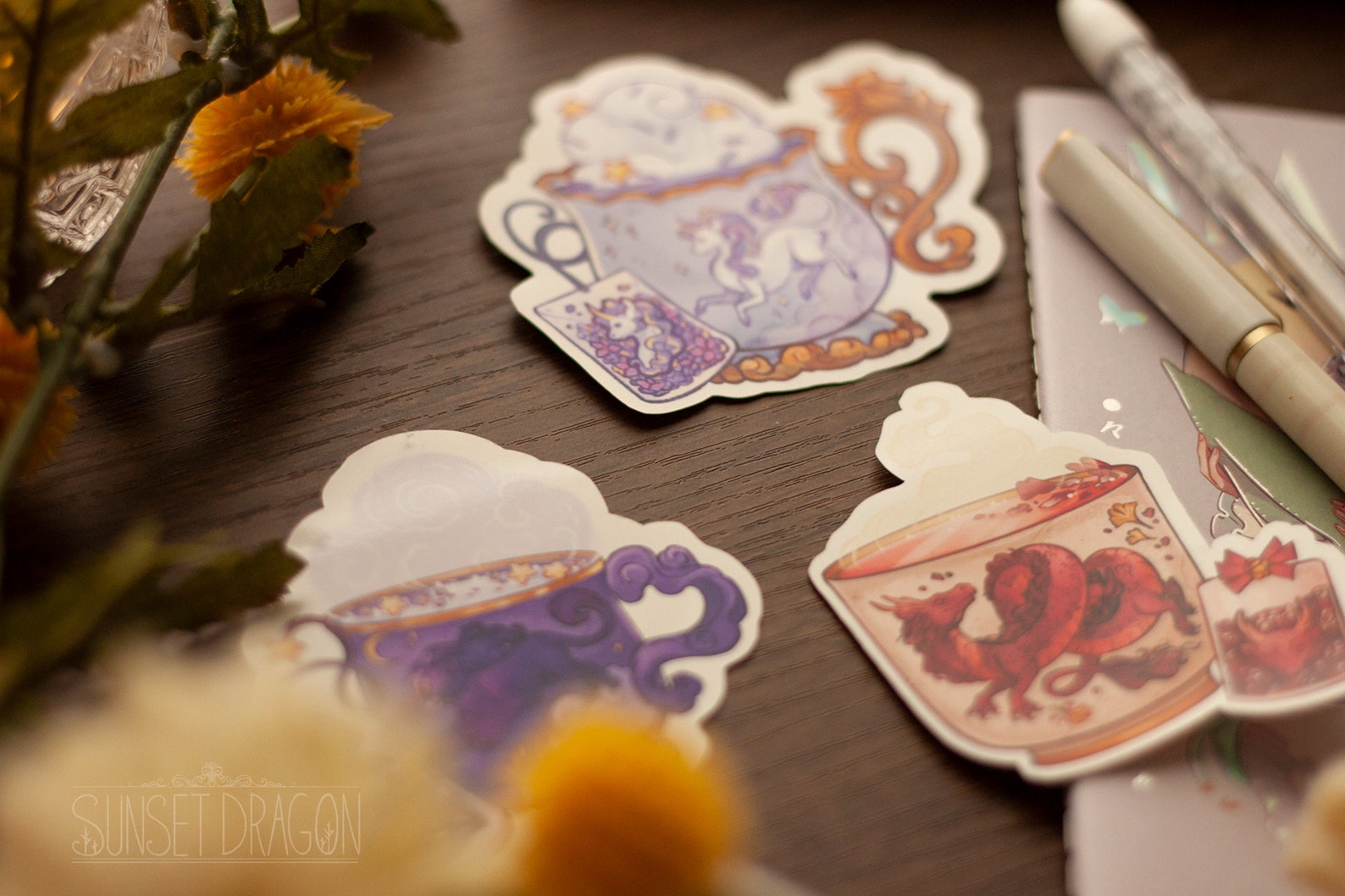 Yokai Tea - Baku Die Cut Large Glossy Sticker - Etsy