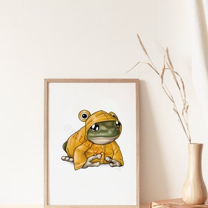 Rainy Day Frogs - A3 Prints - Etsy