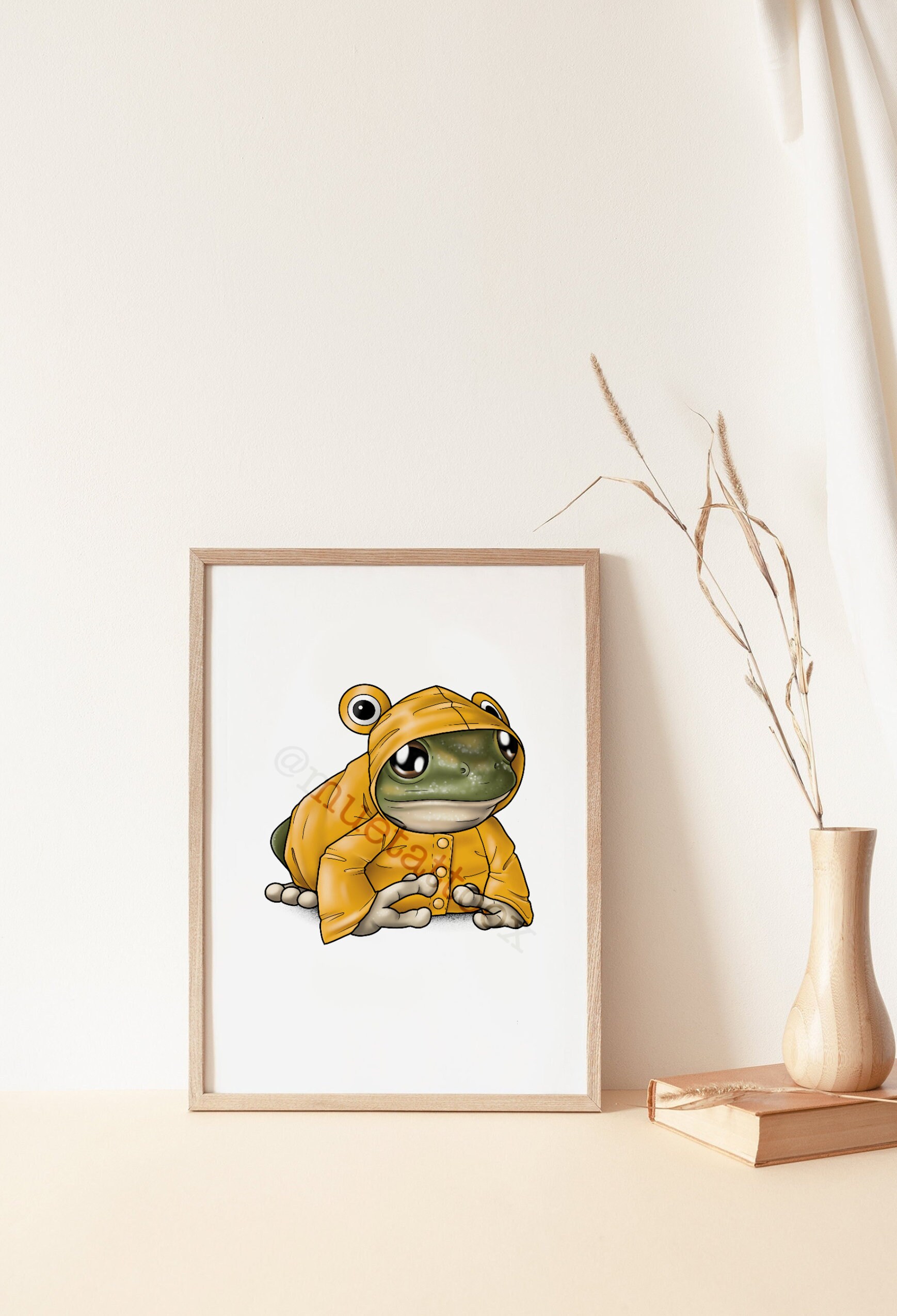 Rainy Day Frogs - A3 Prints - Etsy