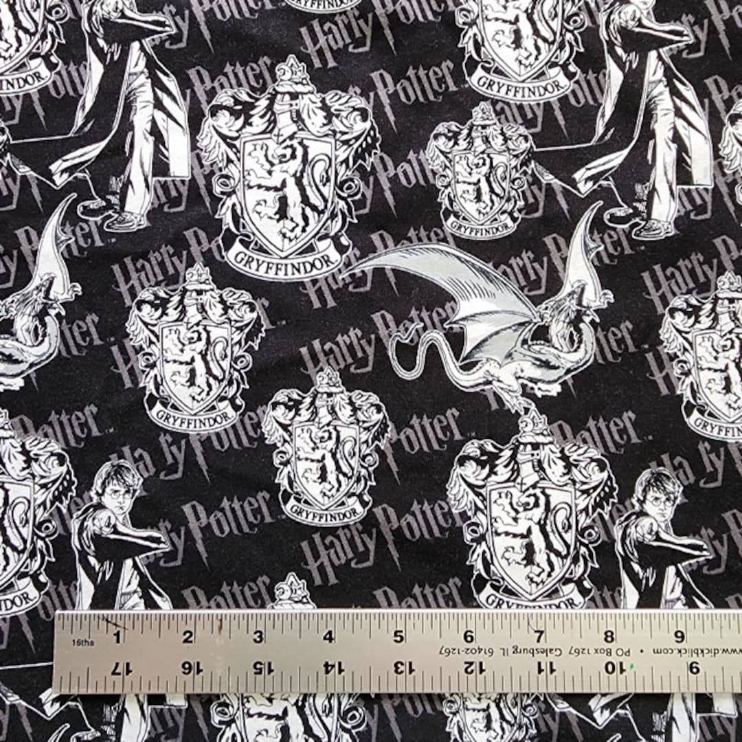 Licensed Fabric by the Yard Harry Potter - Etsy