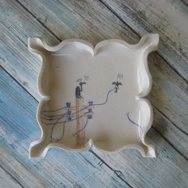 Handmade Pottery Tray - Etsy