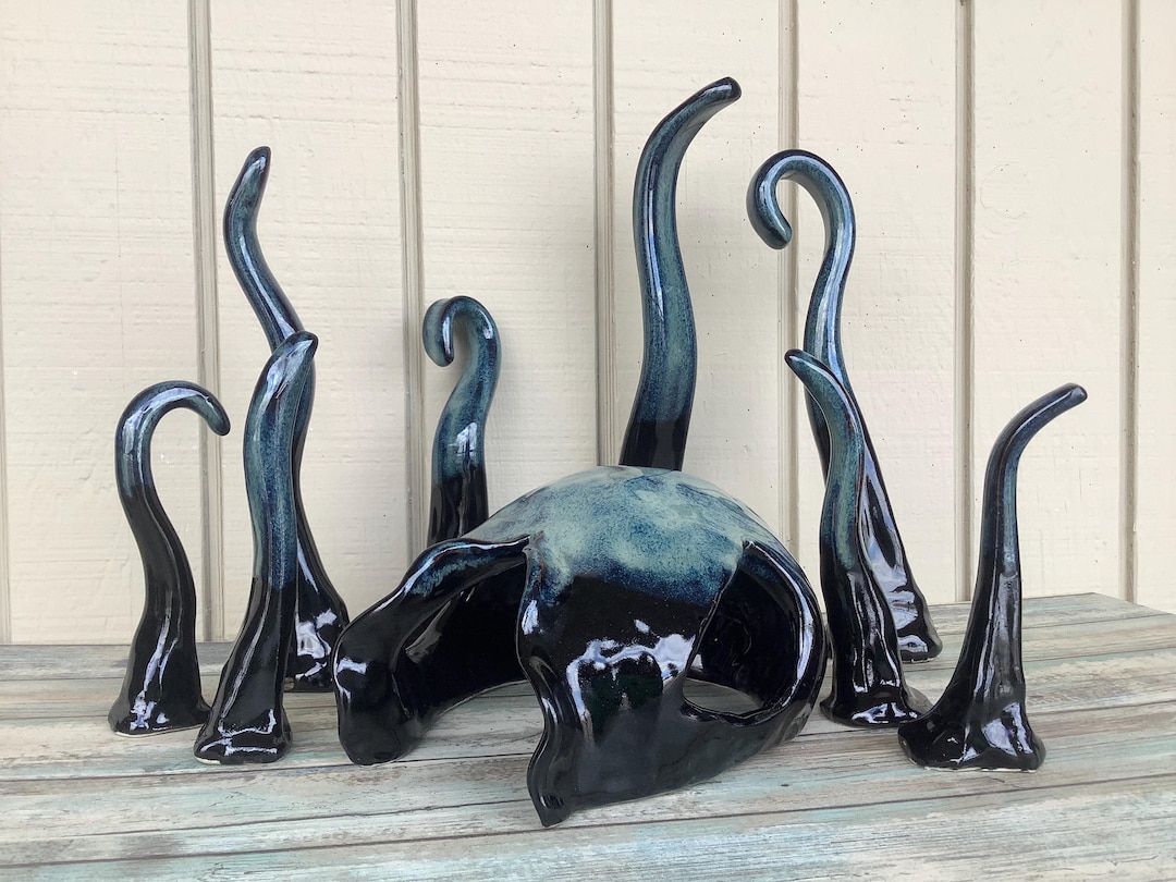 Sea Monster Aquarium Ornament - MADE TO ORDER Multiple Designs ...